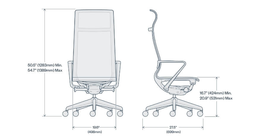 Veda High-Back Chair - Haworth Store