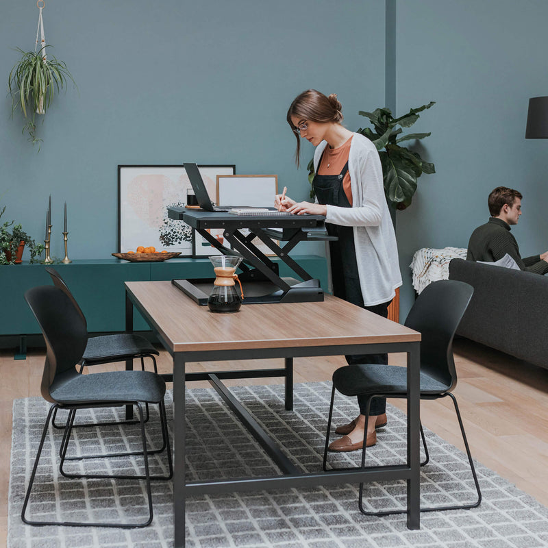 Ergotron WorkFit Corner Standing Desk Converter - Haworth Store