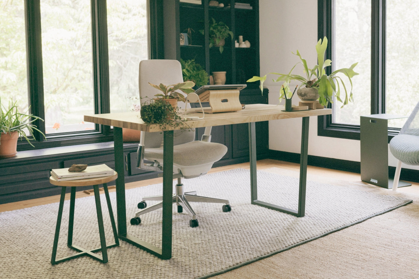 Elements Office Desk — Wood Top Desk by Haworth