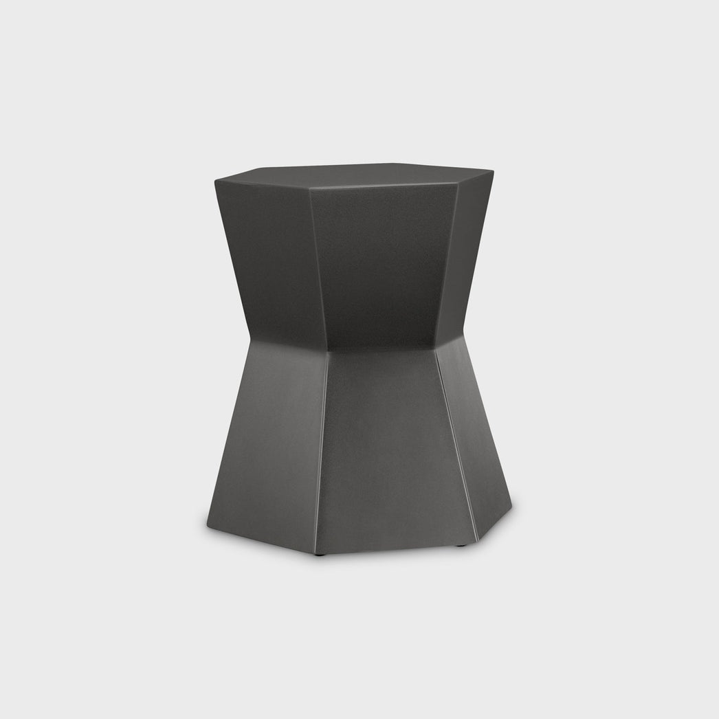 JANUS et Cie Facet Aluminum Side Table