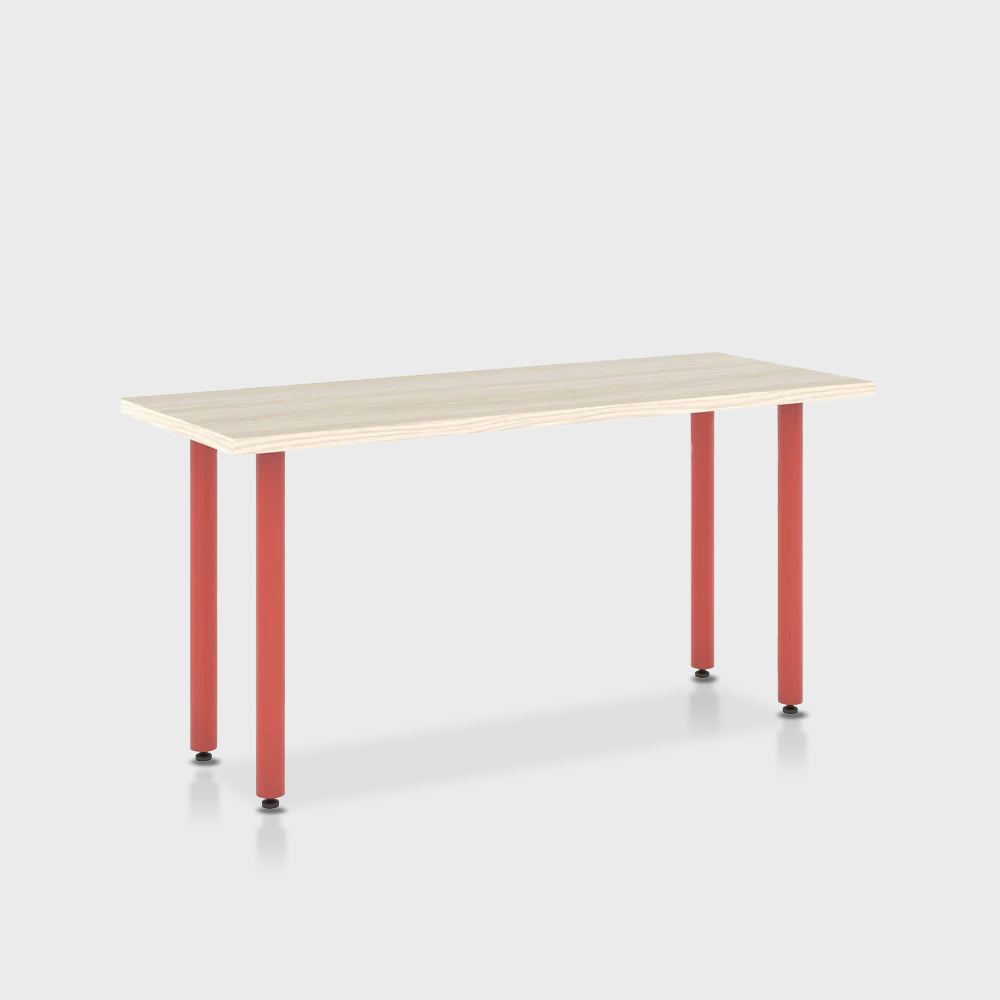 Jive Desk with Post Leg, Color Pop Collection - Haworth Store