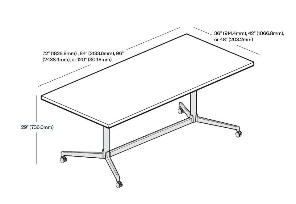 Jive Bridge Base Conference Table