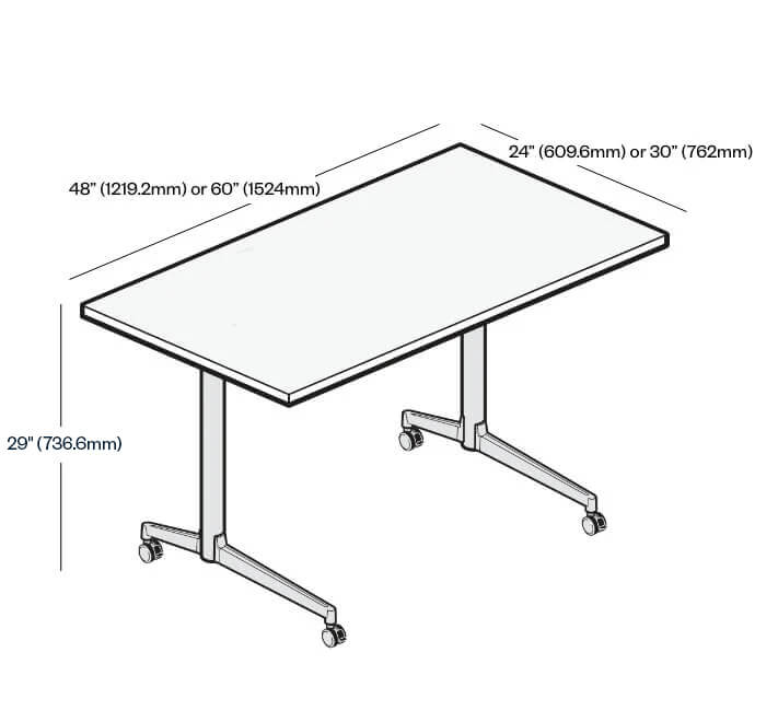 Jive T-Base Flip Table