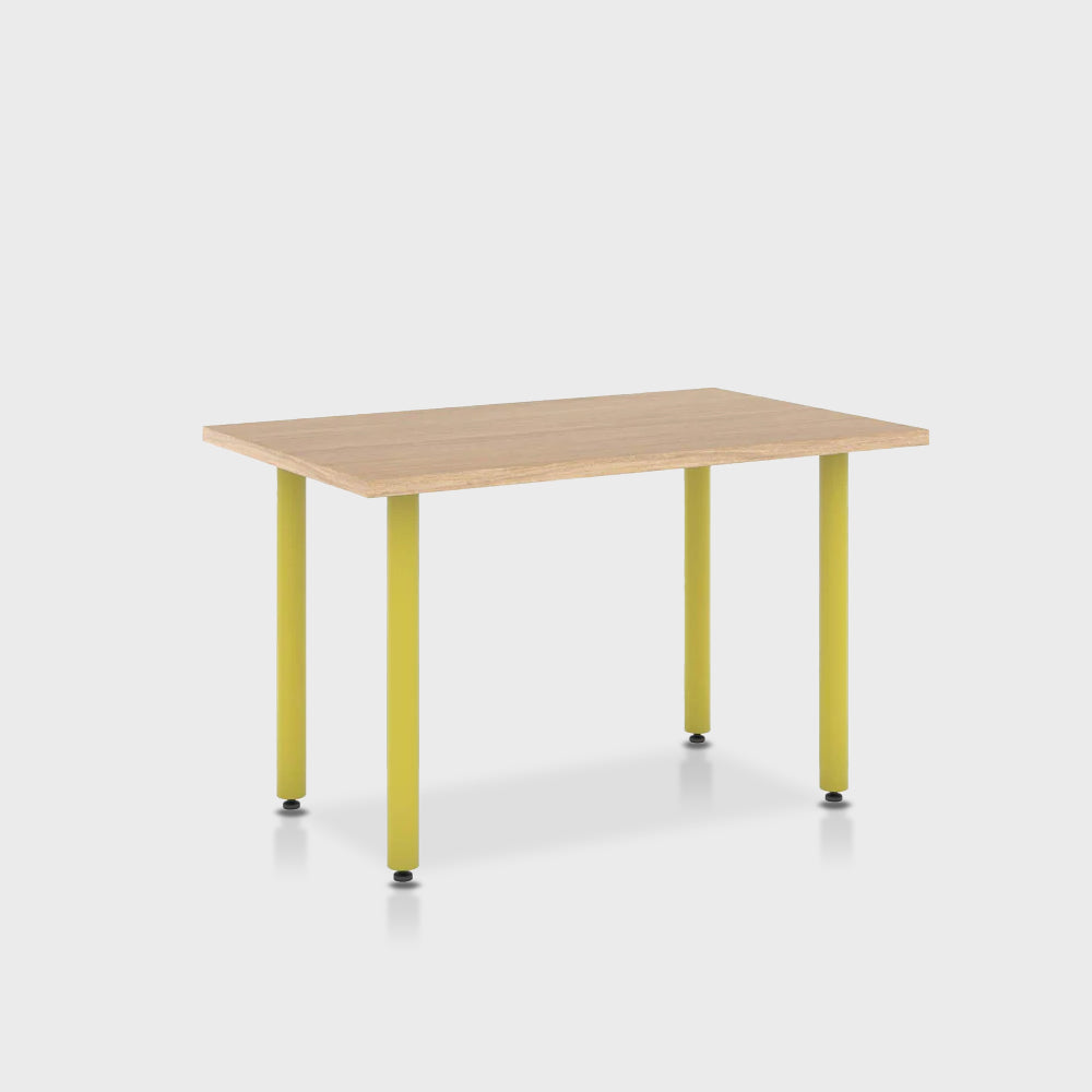 Jive Desk with Post Leg, Color Pop Collection - Haworth Store