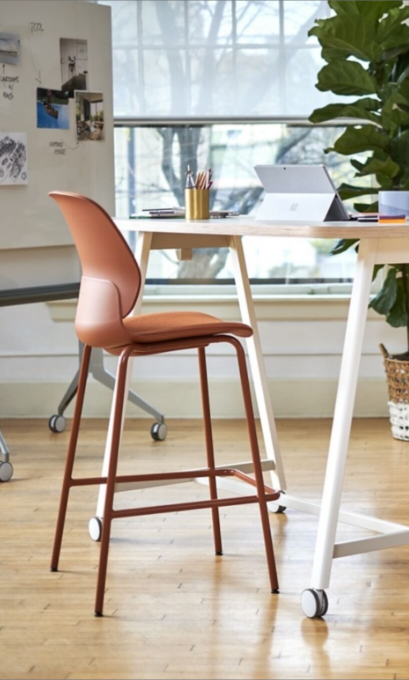 Maari Stool with 4-Leg Base - Haworth Store