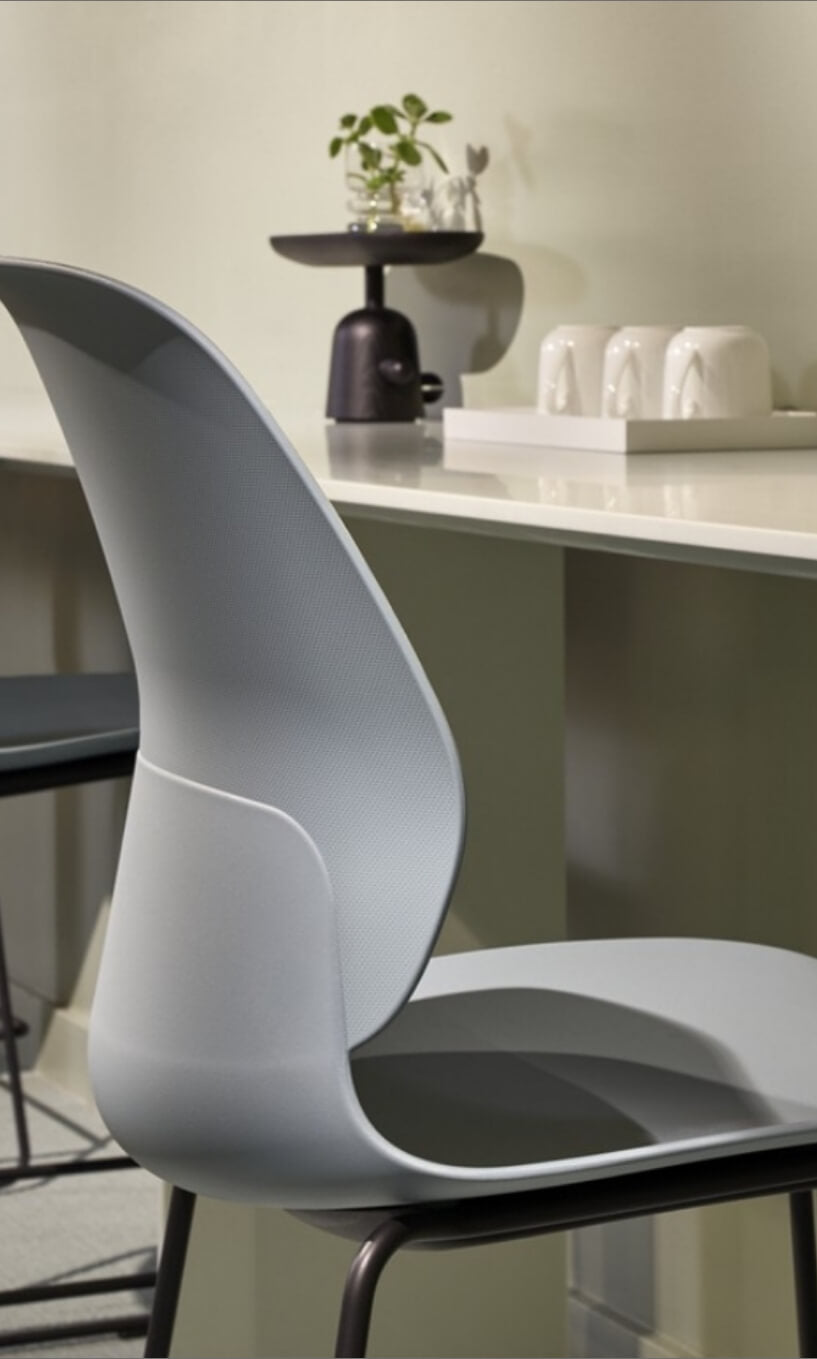 Maari Stool with Sled Base - Haworth Store