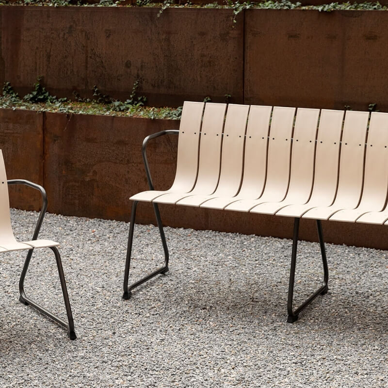 Mater Ocean Outdoor Bench - Sustainable Design