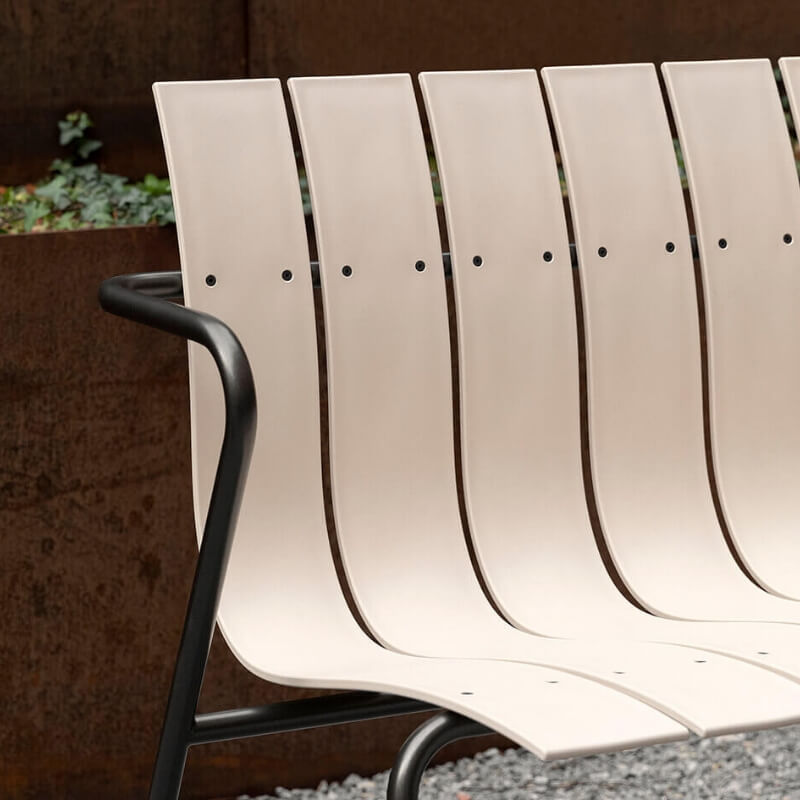 Mater Ocean Outdoor Bench - Sustainable Design