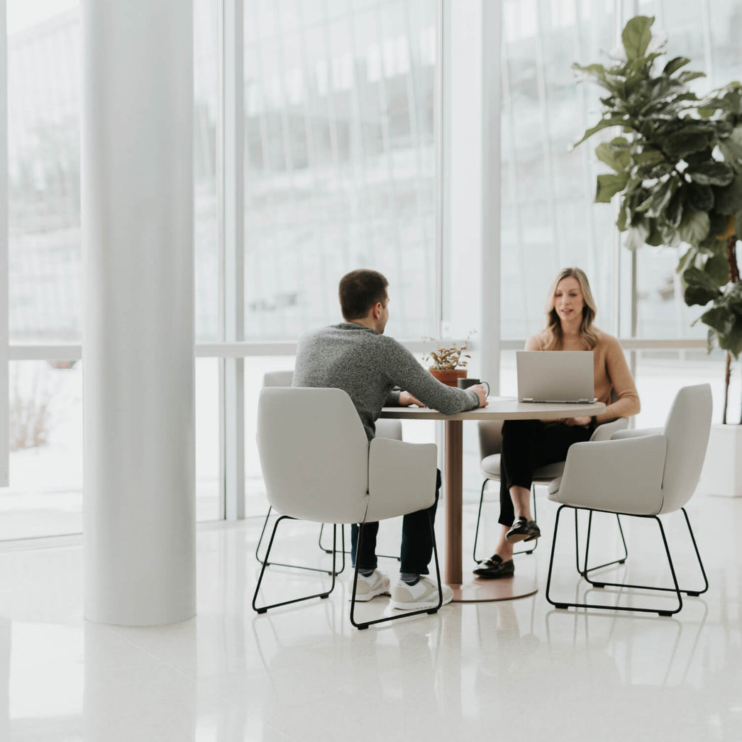 Poppy Guest Chair with Sled Base - Haworth Store