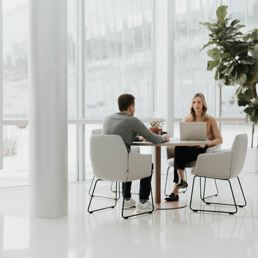 Poppy Guest Chair with Sled Base - Haworth Store