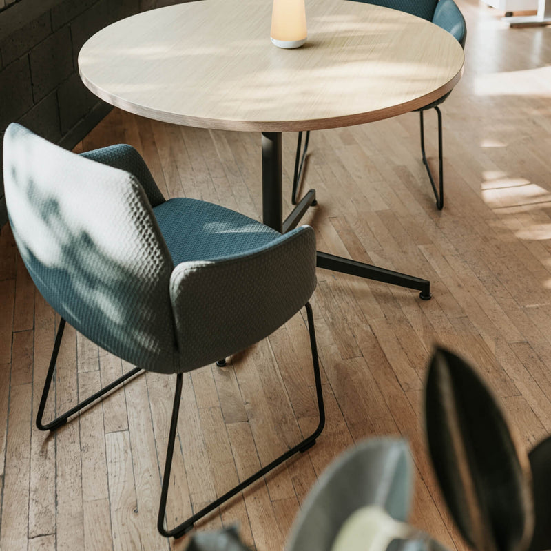 Poppy Guest Chair with Sled Base - Haworth Store